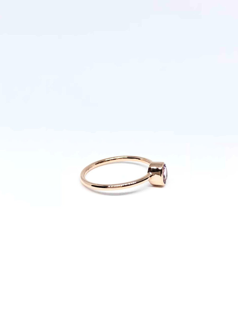 Oval Natural Lilac Sapphire Ring in Rose Gold – One's Treasure Jewellery